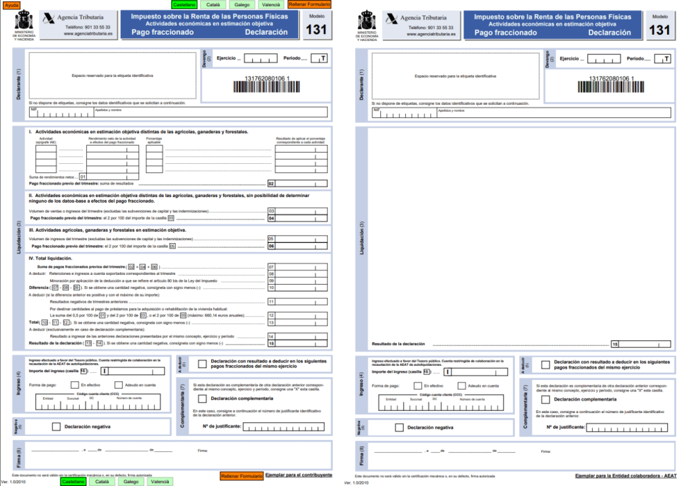 Modelo 130: Qué es, plazos y quién está obligado a presentarlo